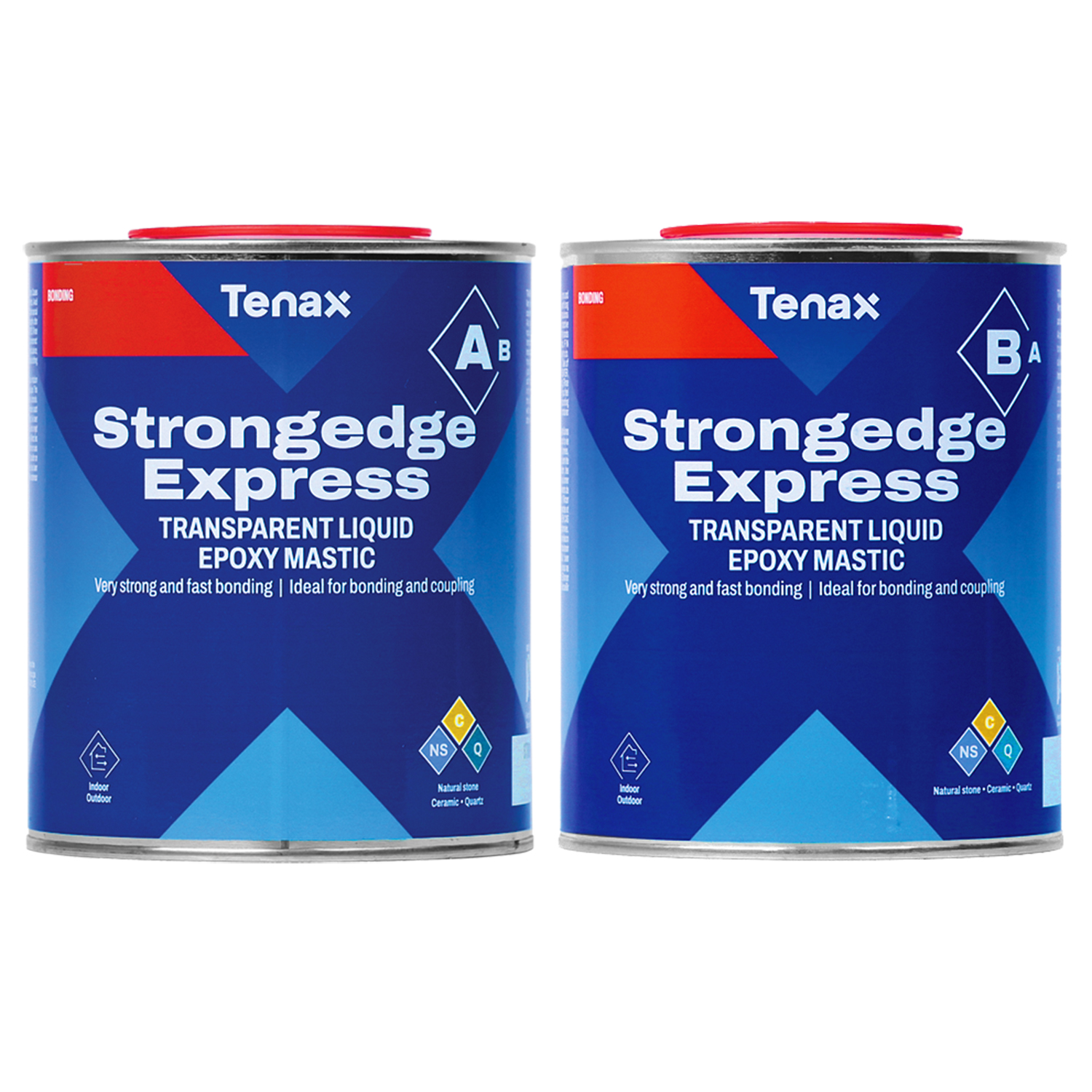 Tenax Strongedge Express Flowing Epoxy, 2:1, 1.5 Quart Kit