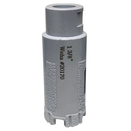 Weha White Lion 1 3/8" Dry Diamond Core Bit for Quartzite, Granite ...