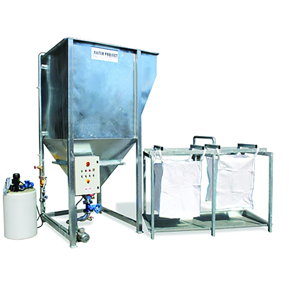 105 GPM Lamellar Stone Water Clarifier - Defusco Industrial Supply