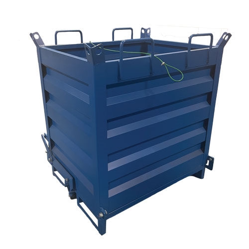 Weha Blue Waste Container - Defusco Industrial Supply