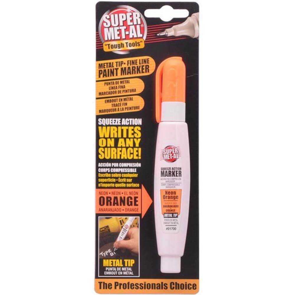 Metal Tip Paint Marker Neon Orange - Defusco Industrial Supply