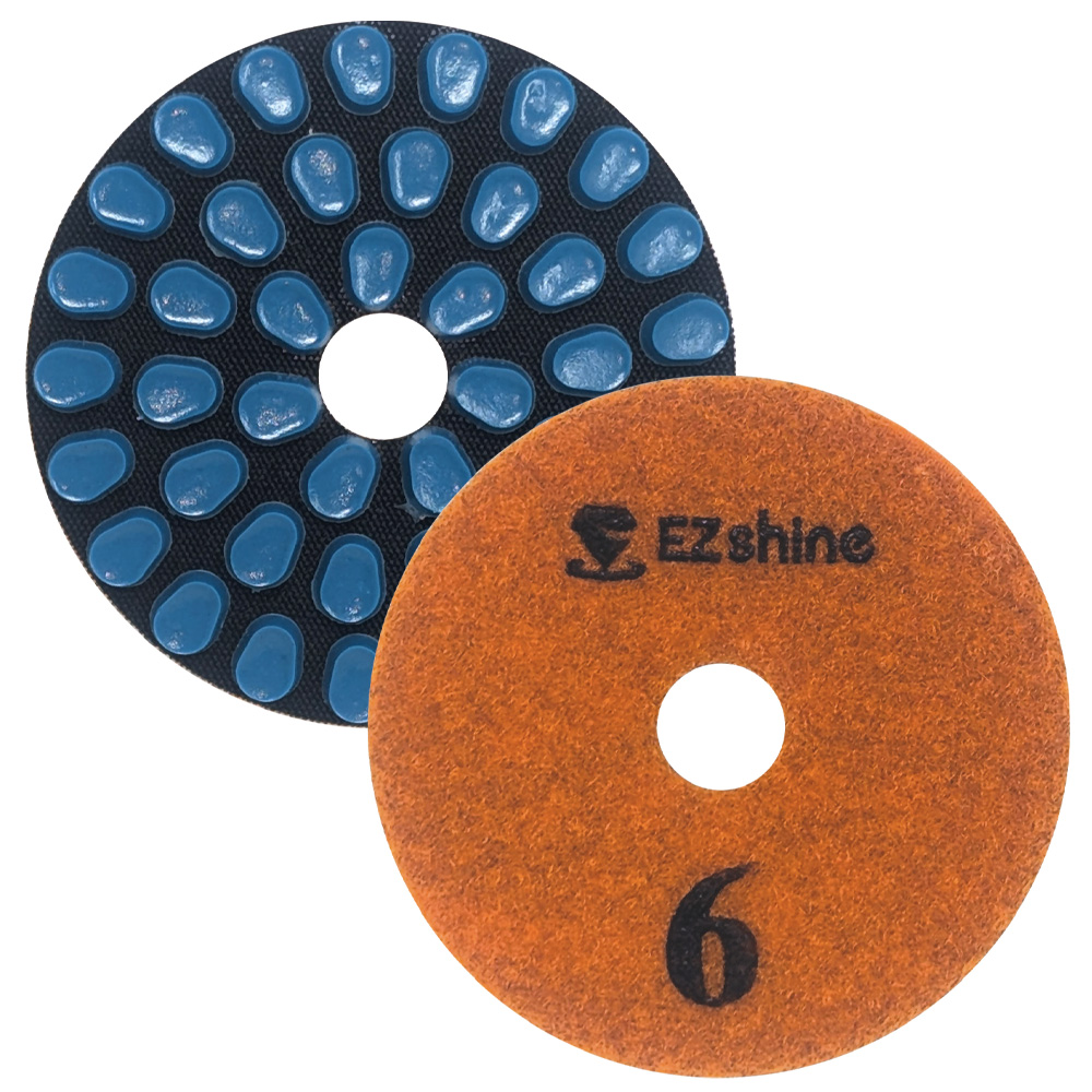 4 inch MSHINE Marble Pad #6 - 1500 grit - Defusco Industrial Supply
